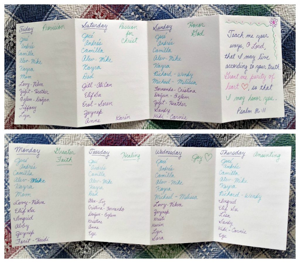 One Simple Way to Pray on the Go - Faith Spilling Over