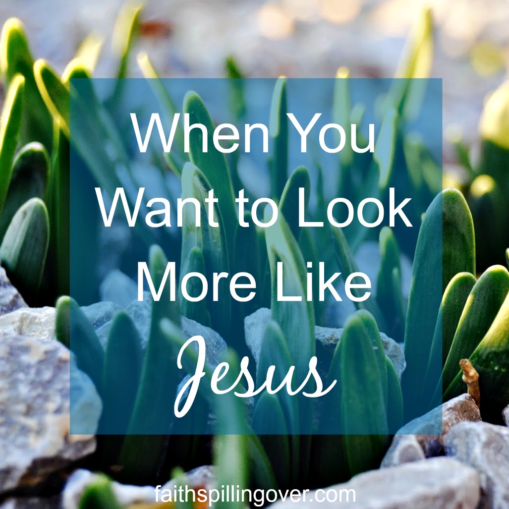 When You Want to Look More Like Jesus - Faith Spilling Over
