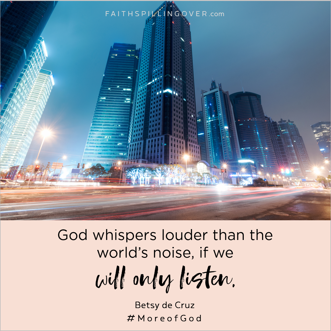 More of God Book - Faith Spilling Over